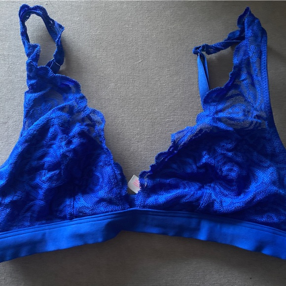 PINK Victoria's Secret | Intimates & Sleepwear | Royal Blue Bralette ...